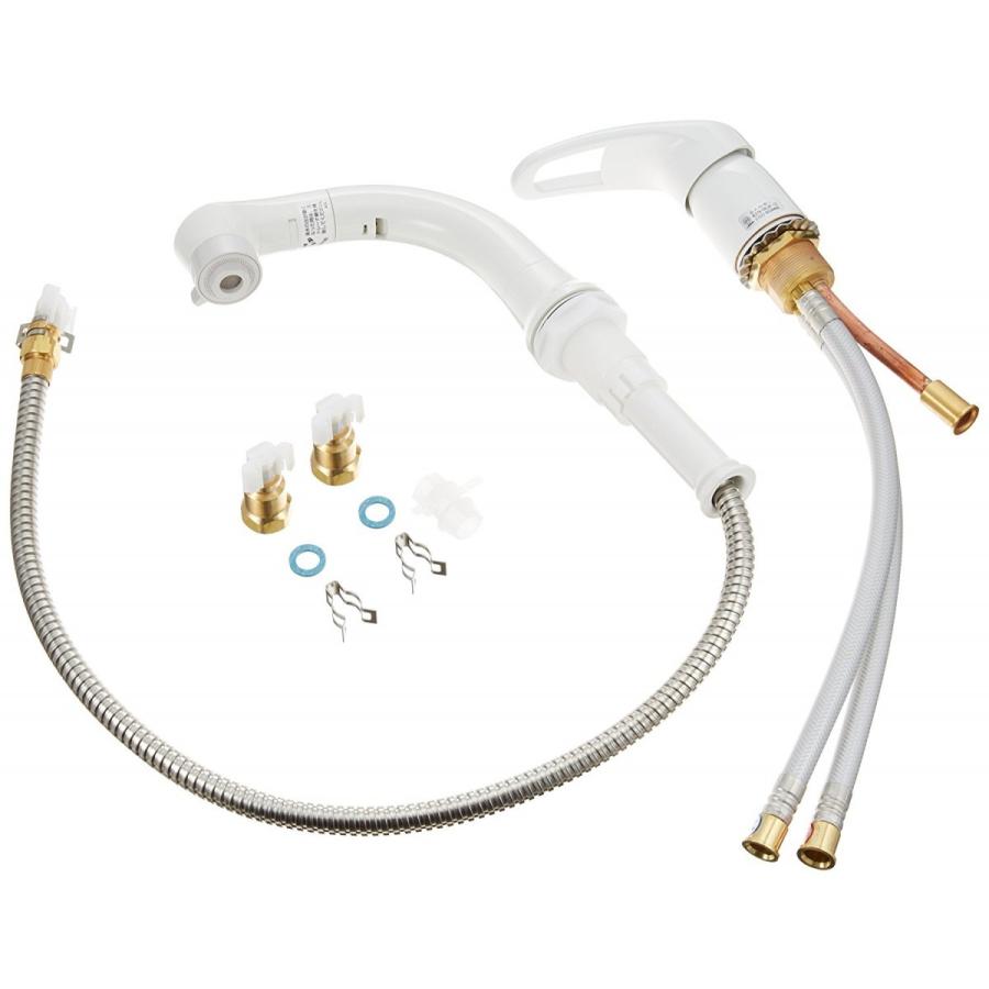 [K37610EJV-13]三栄水栓[SAN-EI]シングルスプレー混合栓(洗髪用)[ツーホール] : リサイクルプロショップ - 通販 - Yahoo!ショッピング