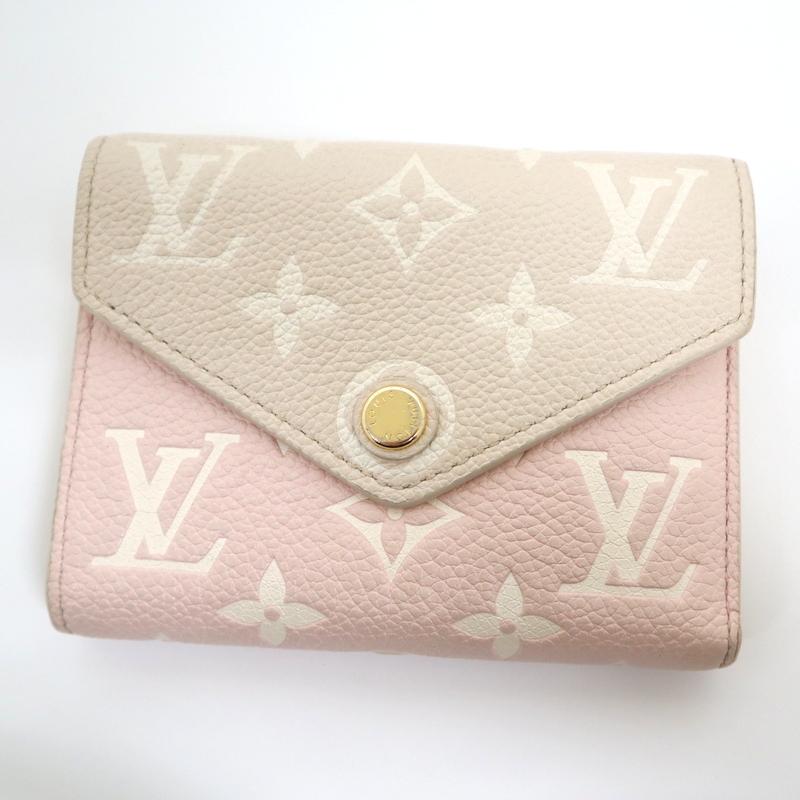 【LOUIS VUITTON】ルイビィトン ポルトフォイユ ヴィクトリーヌ モノグラム アンプラント M81289 PNK【中古】【代金引換 ...