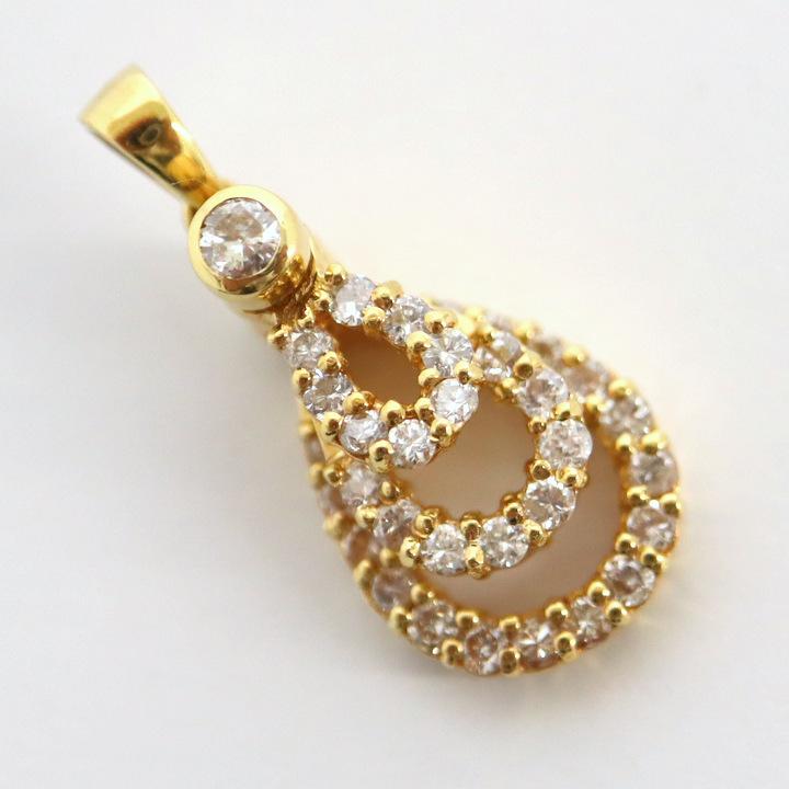 【Jewelry】K18YG ダイヤ・ペンダントトップ スイング D:0.91ct 4.5g【中古】【代金引換不可】/br3045kt : リサイクルショップドリーム - 通販 - Yahoo ...