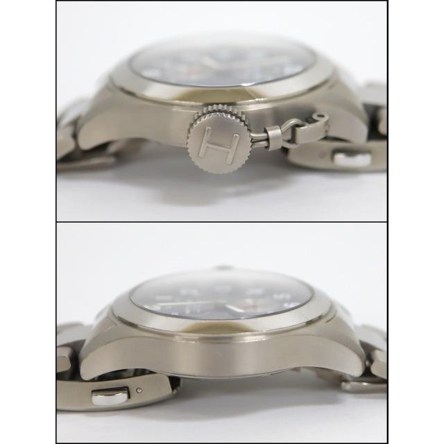 【HAMILTON】ハミルトン カーキネイビークラシック AT チタン ブラック文字盤 H774150 40mm【中古】【代金引換不可 ...