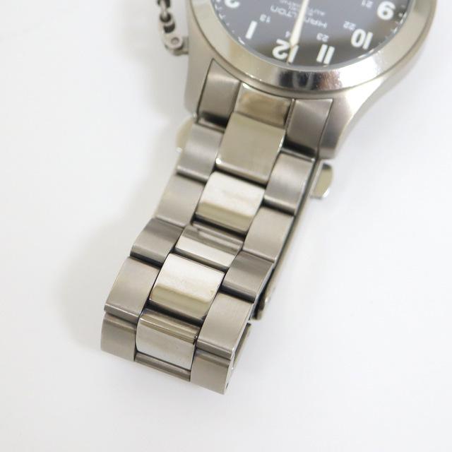 【HAMILTON】ハミルトン カーキネイビークラシック AT チタン ブラック文字盤 H774150 40mm【中古】【代金引換不可 ...