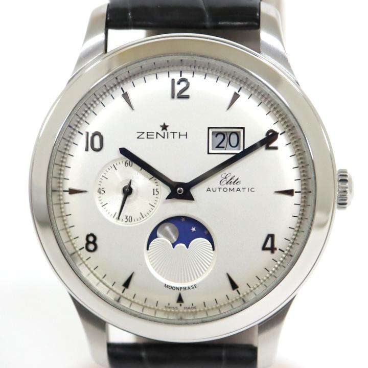 【ZENITH】ゼニス クラス グランドデイト ムーンフェイス 腕時計 03.1125.691 SS AT【中古】【代金引換不可 ...