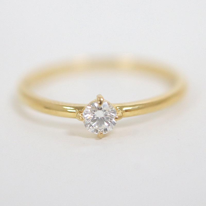 【ete】エテ ダイヤモンド ブライト リング K18YG 0.1ct #6 0.9g【中古】【代金引換不可】/kt12262ik : 3000694256505055 : リサイクルショップ ...