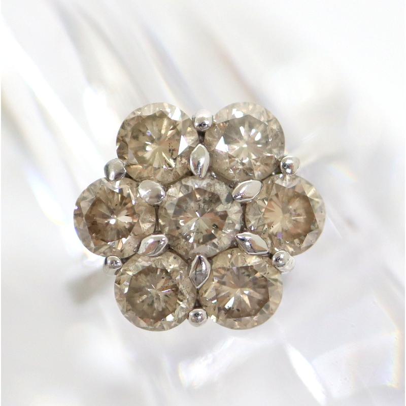 【Jewelry】Pt900 フラワーモチーフダイヤリング D2.2ct #8 6.2g【中古】【代金引換不可】/kt11151ar : リサイクルショップドリーム - 通販 - Yahoo ...