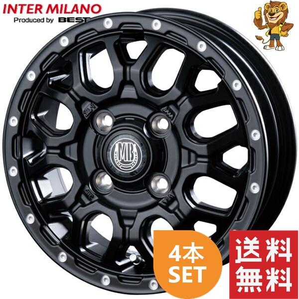 ホイール4本セット BEST MUD BAHN XR-800M (MBK/PP) 12インチ 4.00B PCD：100/4H インセット：42 【法人宛て発送限定・在庫状況要問い合わせ ...