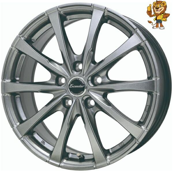 HOT STUFF（ホットスタッフ） ホイール4本セット HOT STUFF Exceeder E08 (DS) 19インチ 7.5J PCD：114.3/5H インセット：38 エクシーダー ...