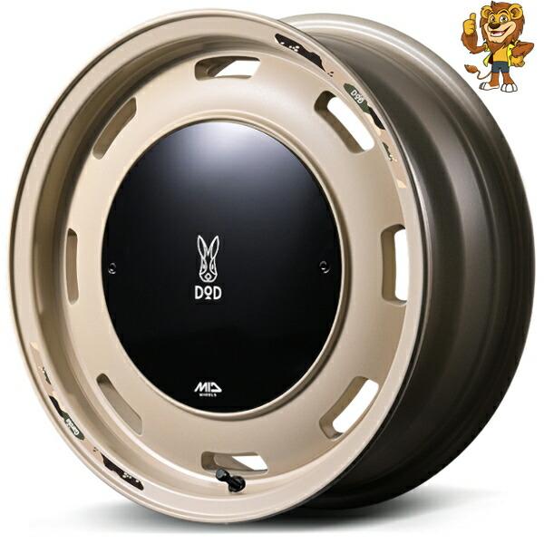 マルカサービス ホイール4本セット MID MID WHEELS x DOD ウシャリントバリ (SSB) 14インチ 4.5J PCD ...