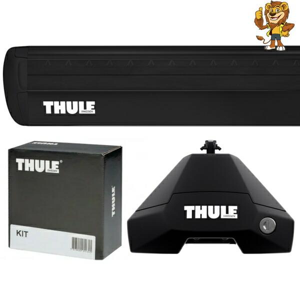 THULE NISSAN ノート/オーラ H24/8〜 E12 ベースキャリアセット (ウイングバーEVO) フット7105/バー7113B/キット5168 : イエローライオンヤフー店 ...