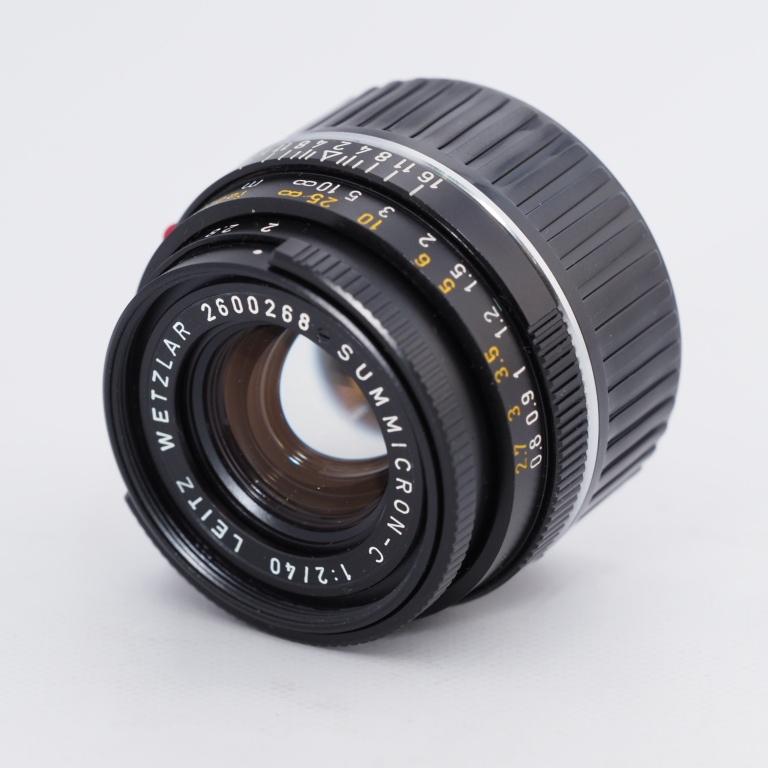 Leica summicron-c 40mm F2 ライカ ズミクロンC 単焦点 レンズ Mマウント #10397 : カメラ本舗 - 通販 ...