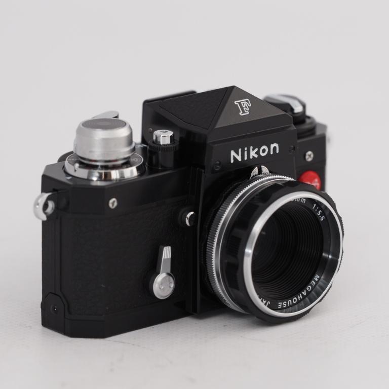 MegaHouse SHARAN シャラン Nikon ニコン F ミニチュア 超小型 ミニ カメラ ブラックモデル クリアケース 元箱付属 ...