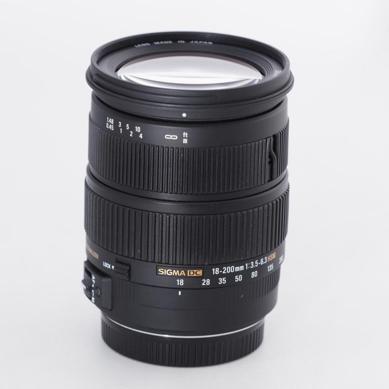 SIGMA シグマ 18-200mm F3.5-6.3 DC MACRO OS HSM キヤノン EFマウント #11488 : 11488 ...