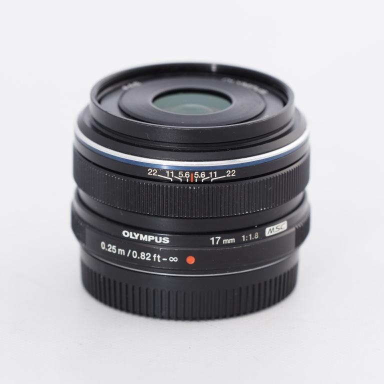 OLYMPUS オリンパス 単焦点レンズ M.ZUIKO DIGITAL 17mm F1.8 ブラック マイクロフォーサーズマウント ...