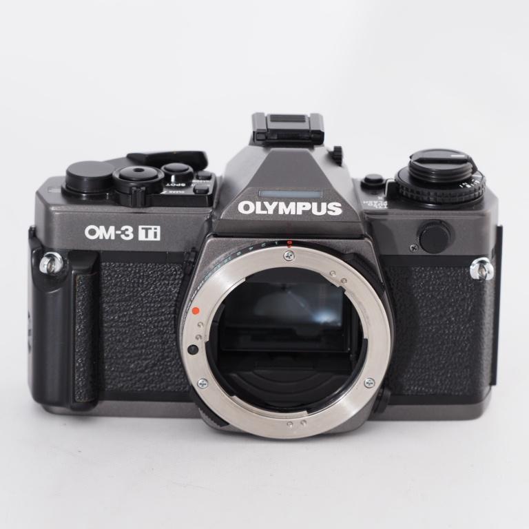 OLYMPUS オリンパス OM-3Ti Black チタン ブラック 35mm SLR Film Camera Body フィルムカメラ ...