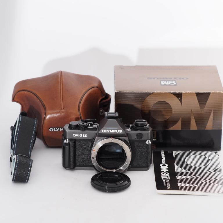 OLYMPUS オリンパス OM-3Ti Black チタン ブラック 35mm SLR Film Camera Body フィルムカメラ ...