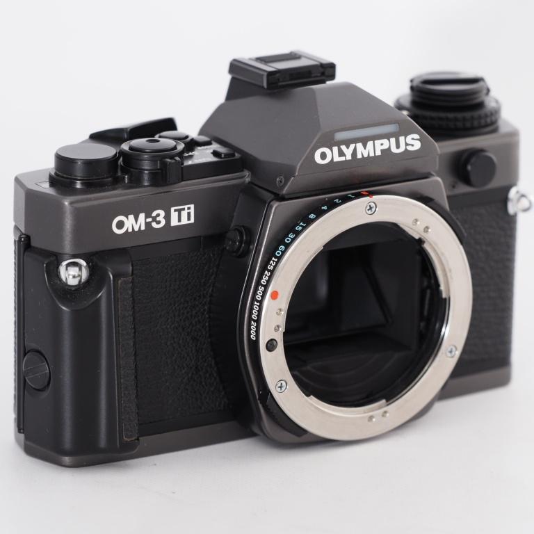 OLYMPUS オリンパス OM-3Ti Black チタン ブラック 35mm SLR Film Camera Body フィルムカメラ ...