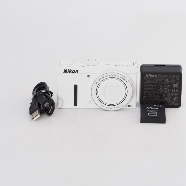 Nikon デジタルカメラ COOLPIX P340 開放F値1.8 1200万画素 ホワイト クールピクス P340WH #12786 ...