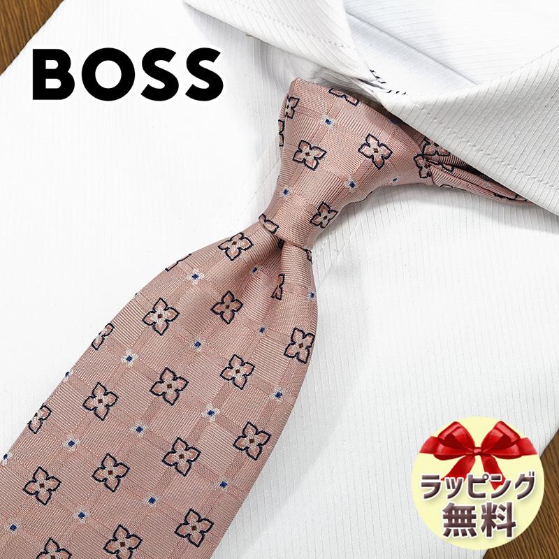 HUGO BOSS ヒューゴボス ネクタイ(7.5cm幅）HB100 ピンク/ブラック【ブランド・プレゼント・バースデー・ギフト】【ラッピング無料・送料無料】 : redrose - 通販 ...