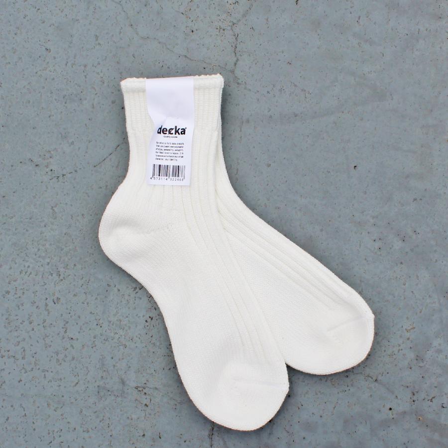 decka Quality socks（デカクオリティソックス） デカ クォリティ ソックス Low Gauge Rib Socks ...