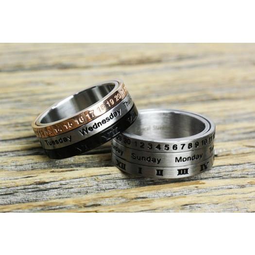 OVER RAG (オーバーラグ) / Week & Date ユニセックス ステンレスリング 【メール便発送対応】 : REDWOOD ...