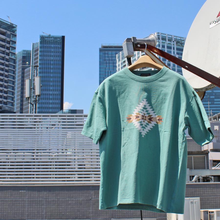 PENDLETON ペンドルトン 3275-2007 Front Print Tee フロント プリント Tシャツ CREW NECK クルーネック ネイティブ柄 Rancho Arroyo ...