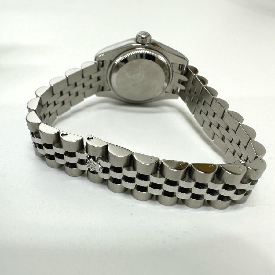 ROLEX（ロレックス） 新品同様 179174G デイトジャスト クリスタル 10PD 自動巻き 腕時計 シルバー レディース【中古 ...