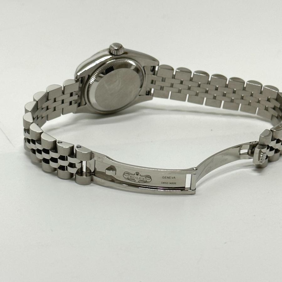 ROLEX（ロレックス） 新品同様 179174G デイトジャスト クリスタル 10PD 自動巻き 腕時計 シルバー レディース【中古 ...