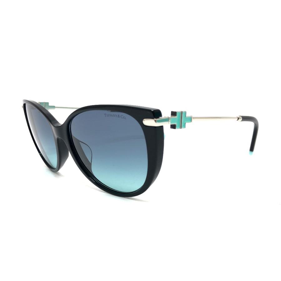 TIFFANY&Co.（ティファニー） TF 4178-F Tロゴモチーフ テンプル アイウェア サングラス ブラック レディース【中古 ...