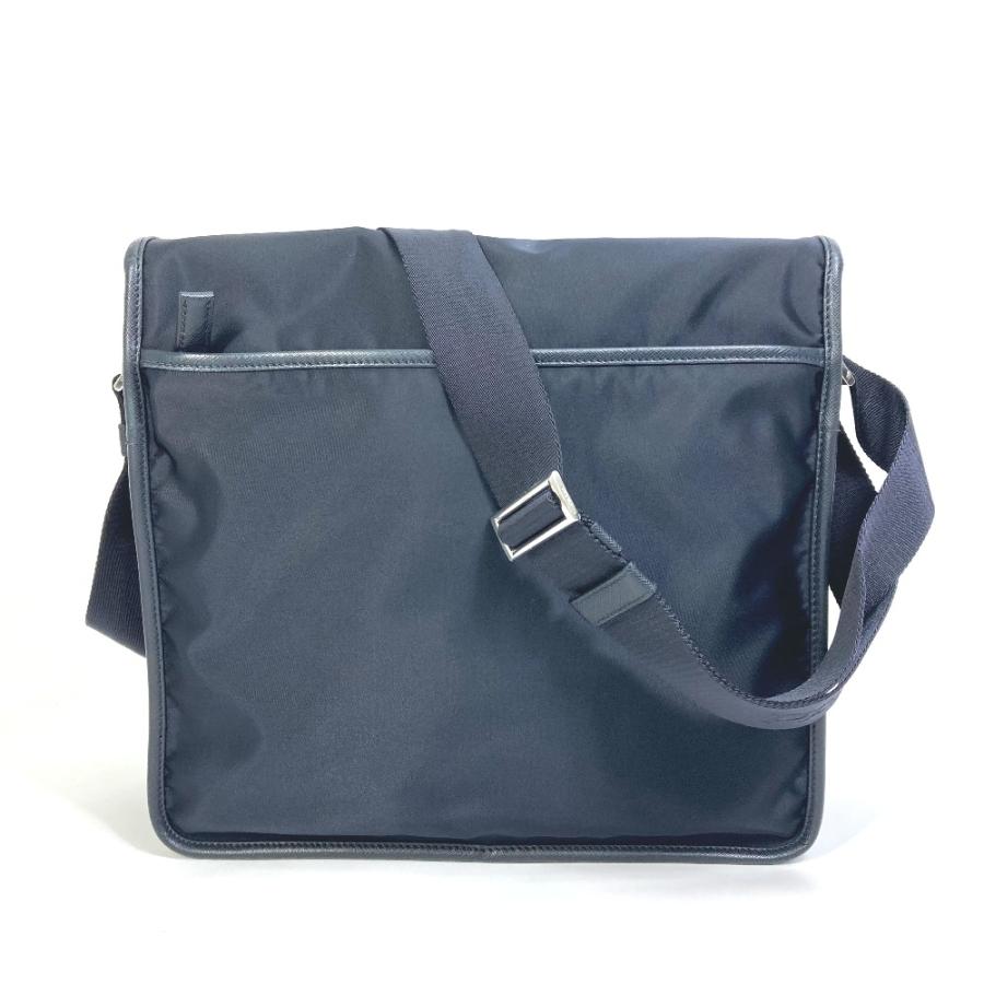 PRADA プラダ 2VD166 トライアングルロゴ メッセンジャー ショルダーバッグ ナイロン ブラック メンズ【中古】美品 :13077-21936-2:リファレンス コレクション ...
