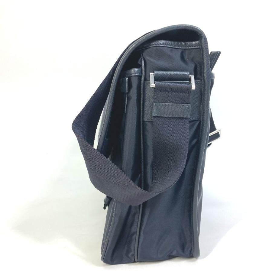 PRADA プラダ 2VD166 トライアングルロゴ メッセンジャー ショルダーバッグ ナイロン ブラック メンズ【中古】美品 :13077-21936-2:リファレンス コレクション ...