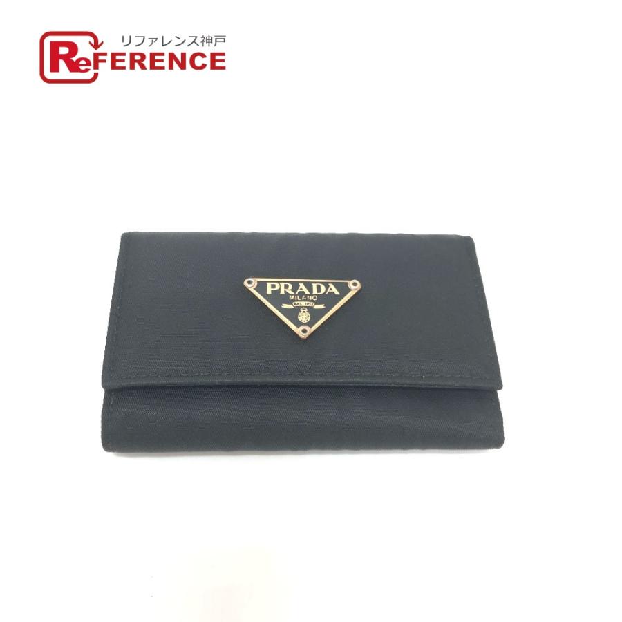 PRADA プラダ M222 トライアングル 三角ロゴプレート 6連 キーケース ブラック メンズ【中古】 : リファレンス コレクション - 通販 - Yahoo!ショッピング