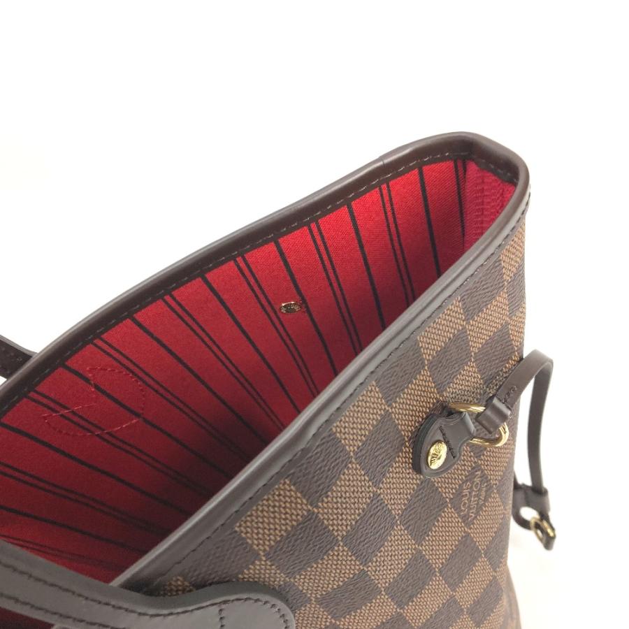LOUIS VUITTON 新品 ルイヴィトン N41358 ネヴァーフル MM カバン ショルダーバッグ 肩掛け ダミエ トートバッグ エベ ...