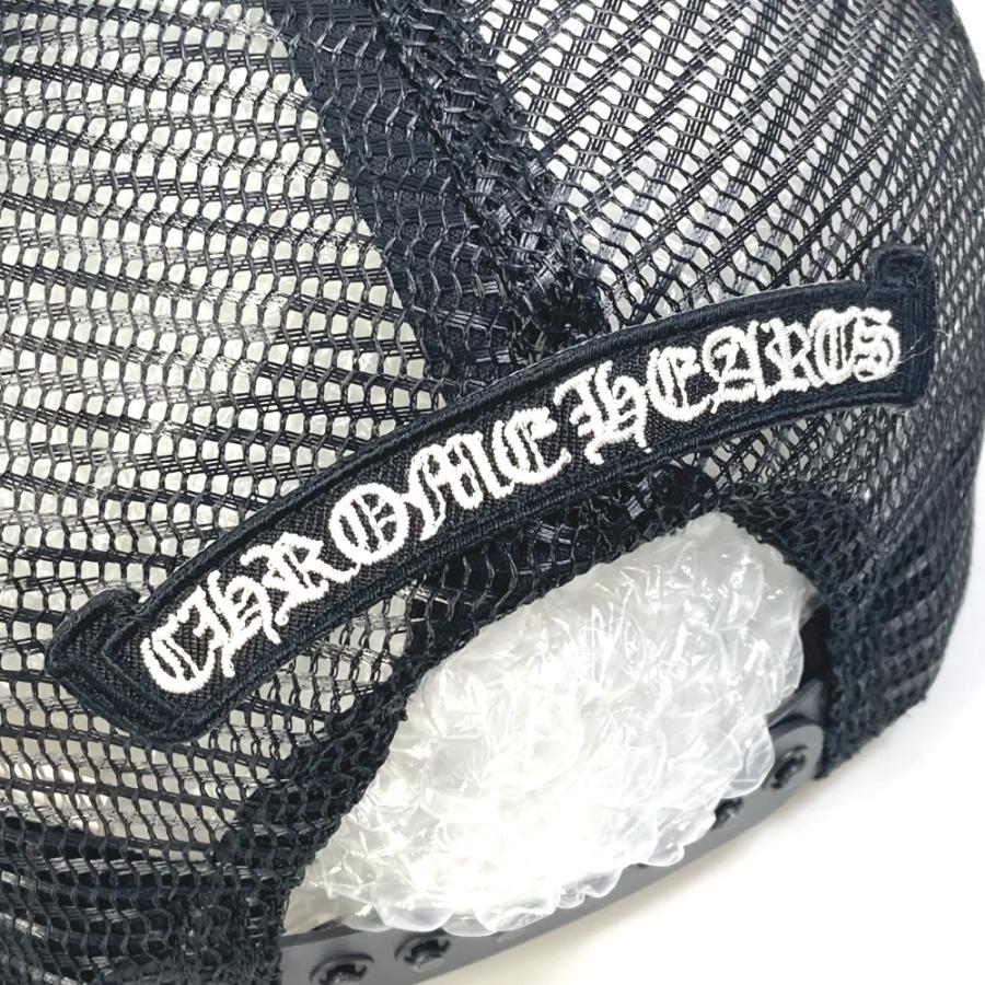 CHROME HEARTS クロムハーツ fuck you 横ロゴ メッシュ キャップ帽 帽子 キャップ コットン ブラック メンズ【中古 ...