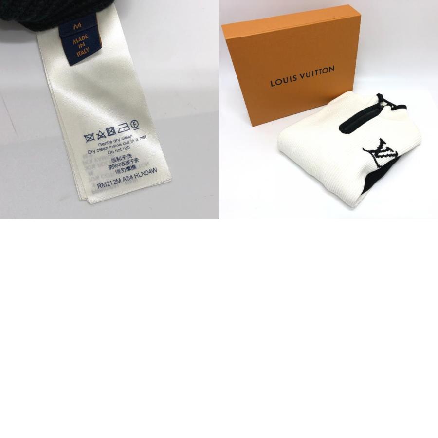 LOUIS VUITTON ルイヴィトン RM212M LV ツートンハイネック ウィズ ハーフジップ ニット 長袖 21AW セーター ホワイト メンズ【中古】 : リファレンス ...
