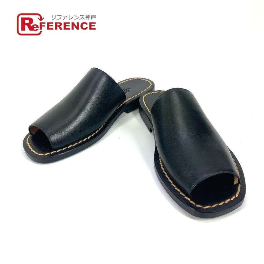 HERMES エルメス フラットサンダル 靴 シューズ サンダル ブラック レディース【中古】 : リファレンス コレクション - 通販 - Yahoo!ショッピング
