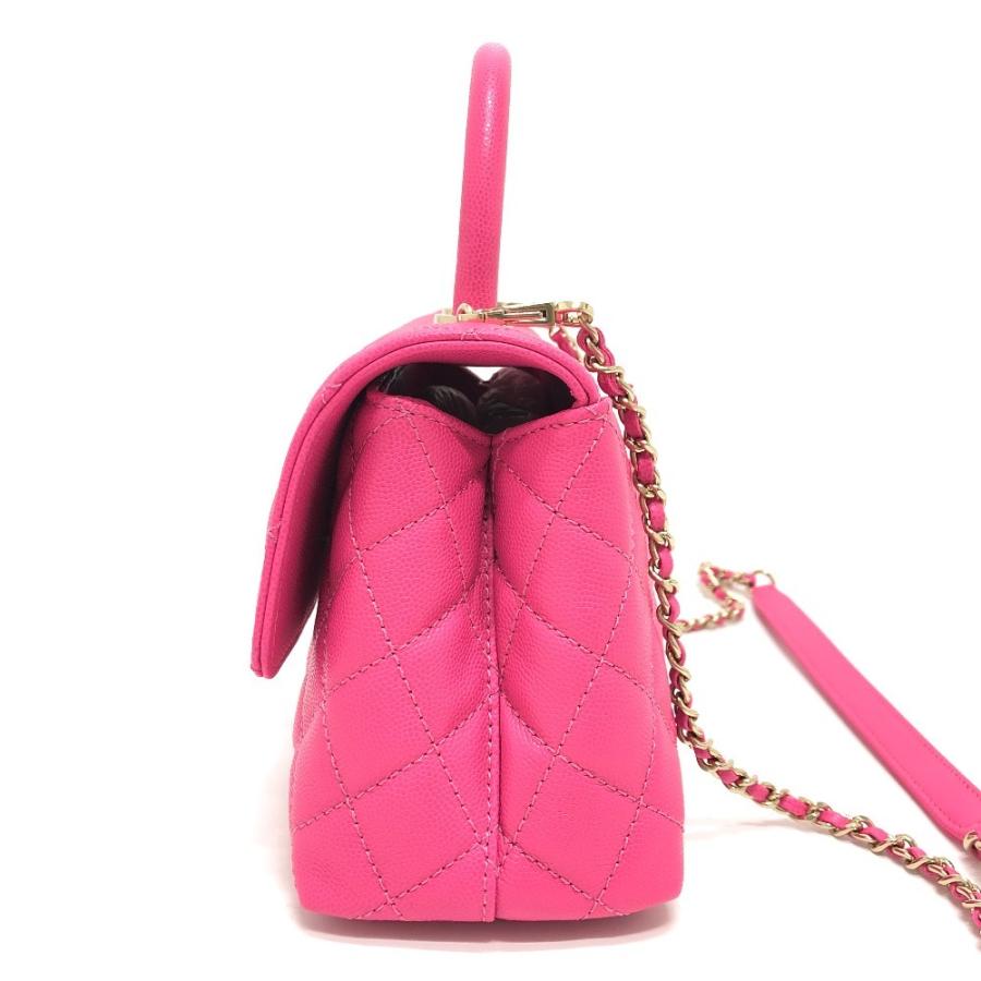 CHANEL 未使用 シャネル A92990 マトラッセ ココハンドル XS 2WAY ショルダーバッグ 斜め掛け ハンドバッグ ピンク レディース【中古】 : リファレンス コレクション ...