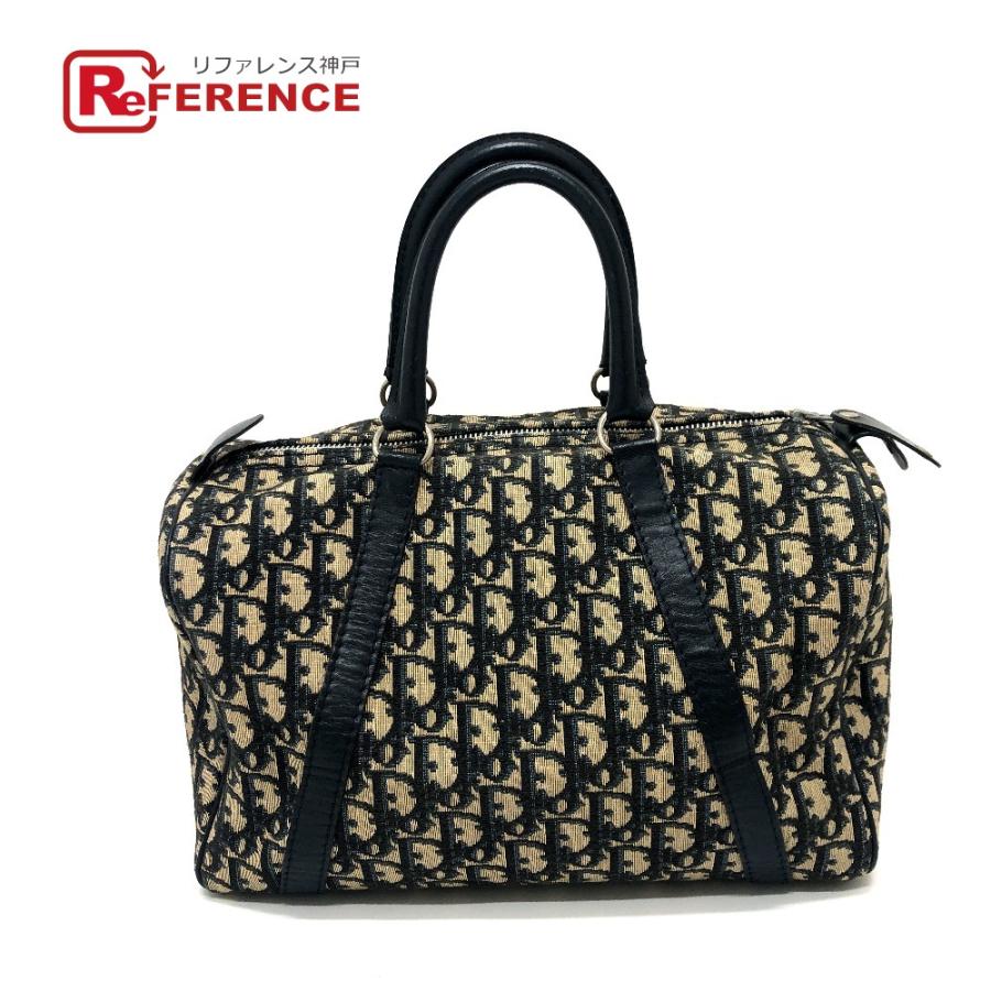 Dior ディオール トロッター ボストンバック カバン バック ネイビー レディース【中古】 : リファレンス コレクション - 通販 - Yahoo!ショッピング