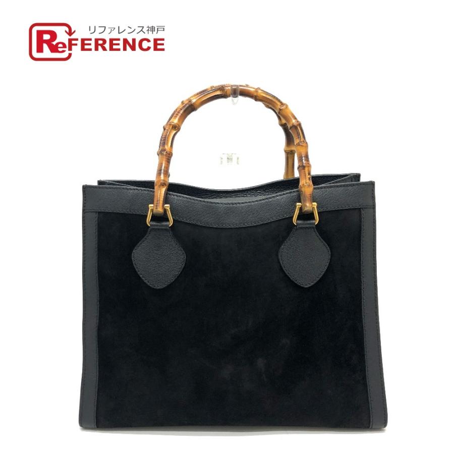 GUCCI グッチ バンブー カバン トートバッグ バッグ ハンドバック ハンドバッグ ブラック レディース【中古】 : リファレンス コレクション - 通販 - Yahoo!ショッピング