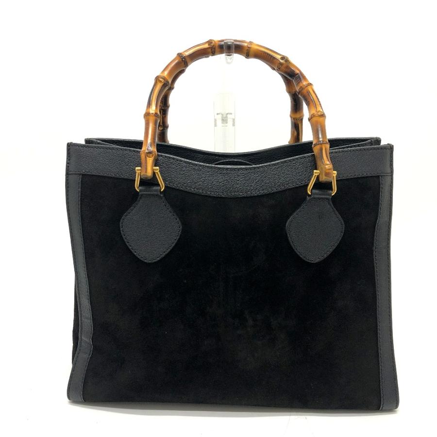 GUCCI グッチ バンブー カバン トートバッグ バッグ ハンドバック ハンドバッグ ブラック レディース【中古】 : リファレンス コレクション - 通販 - Yahoo!ショッピング