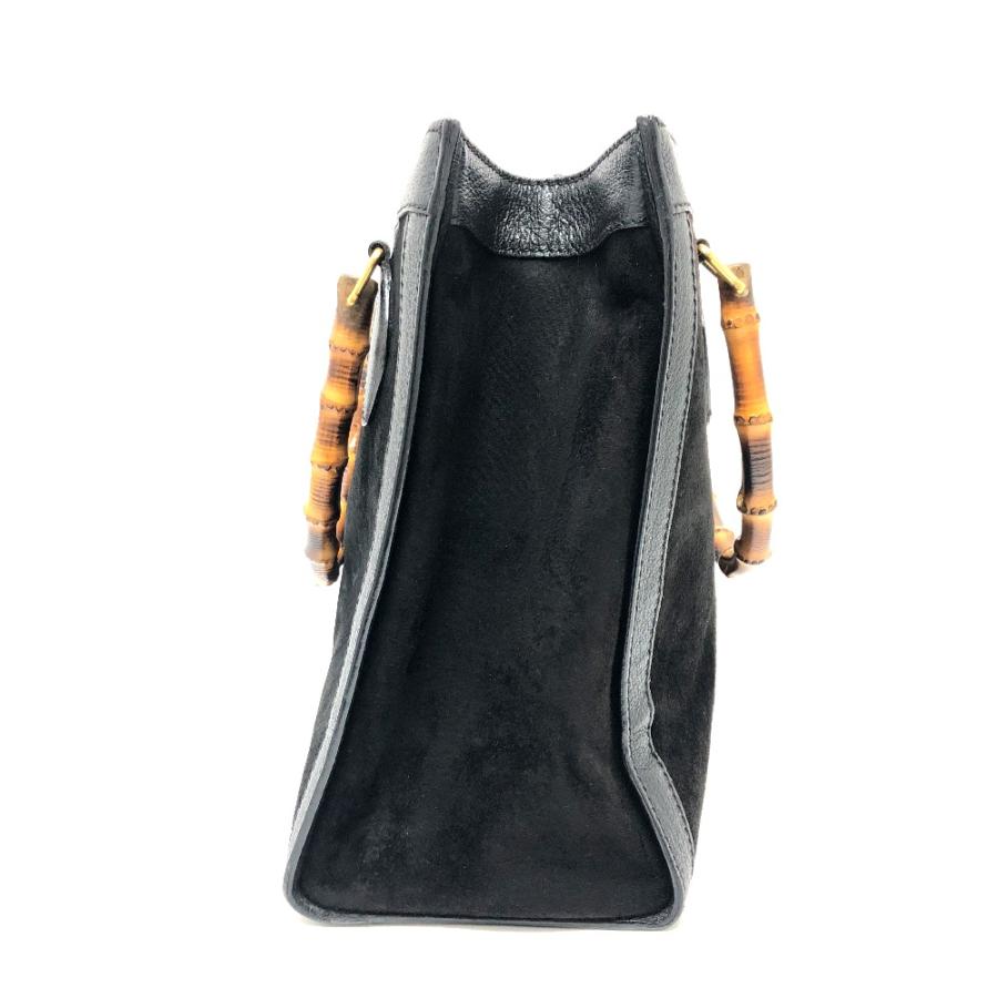 GUCCI グッチ バンブー カバン トートバッグ バッグ ハンドバック ハンドバッグ ブラック レディース【中古】 : リファレンス コレクション - 通販 - Yahoo!ショッピング