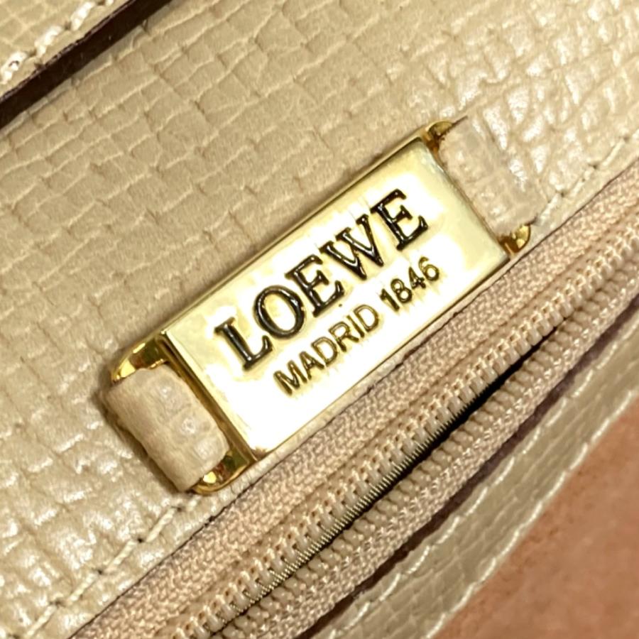 LOEWE ロエベ バルセロナ 2WAY ショルダーバッグ ハンドバッグ レザー ベージュ レディース【中古】 : g-220725-36 : リファレンス コレクション - 通販 ...