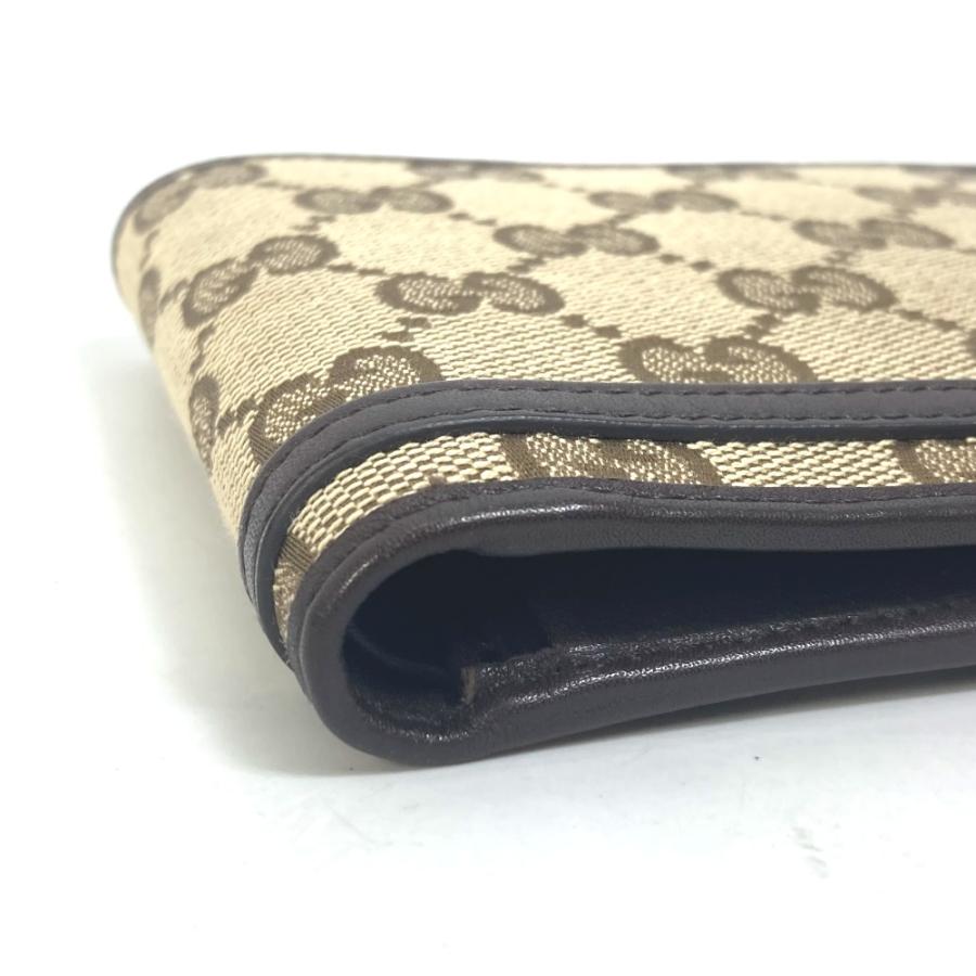 GUCCI グッチ 245773 GG ホースビット コンパクトウォレット 2つ折り財布 GGキャンバス ベージュ レディース【中古 ...