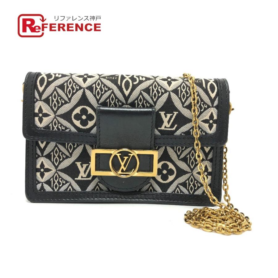 LOUIS VUITTON ルイヴィトン M69992 ポルトフォイユ ドーフィーヌ チェーン Since 1854 モノグラムジャガードバッグ レディース【中古】 : g-240125 ...