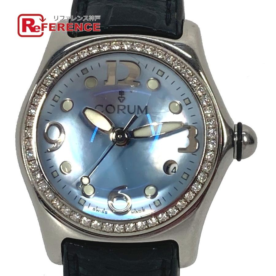 CORUM コルム 39.151.47 バブル ダイヤベゼル レディースウォッチ 腕時計 ブルー レディース【中古】 : リファレンス コレクション - 通販 - Yahoo!ショッピング