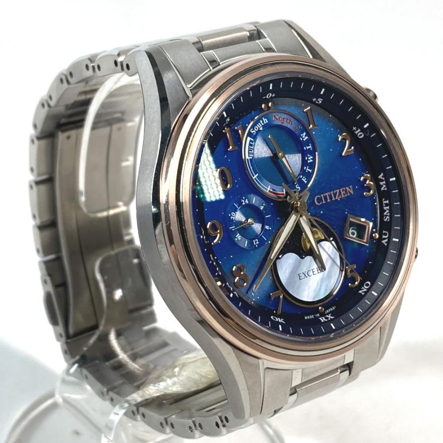 美品 CITIZEN シチズン BY1026-65L エクシード EXCEED メンズウォッチ YOZORA 電波時計30周年記念 限定モデル月暈腕時計【中古】 : m-241023-5 ...