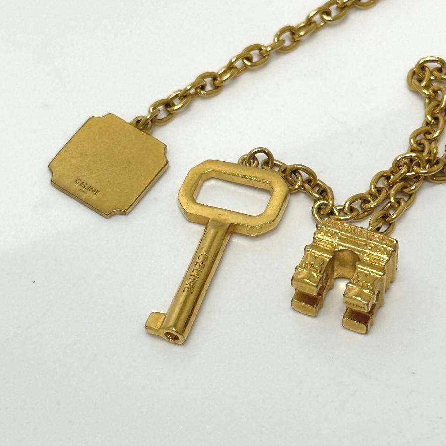 CELINE セリーヌ 手錠モチーフ トリオンフ チャーム キーホルダー GP