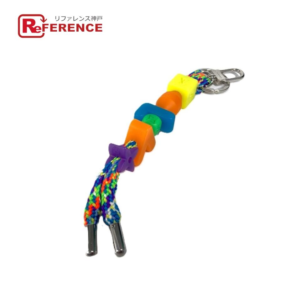 LOUIS VUITTON ルイヴィトン ポルトクレ LV プレイ キーリング バッグチャーム キーホルダー マルチカラー レディース ...