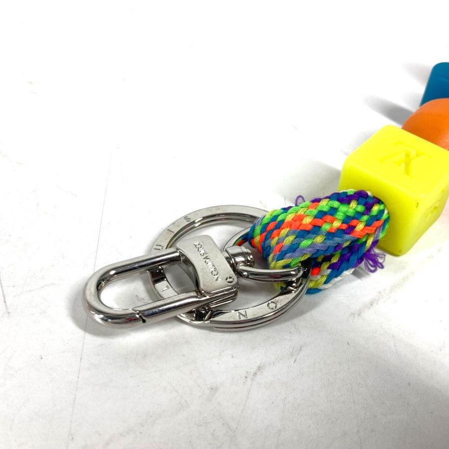 LOUIS VUITTON ルイヴィトン ポルトクレ LV プレイ キーリング バッグチャーム キーホルダー マルチカラー レディース ...
