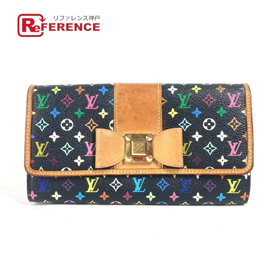LOUIS VUITTON ルイヴィトン M60278 ポルトフォイユサラ ヌー 2つ折り フラップ ロングウォレット モノグラムマルチカラー ...