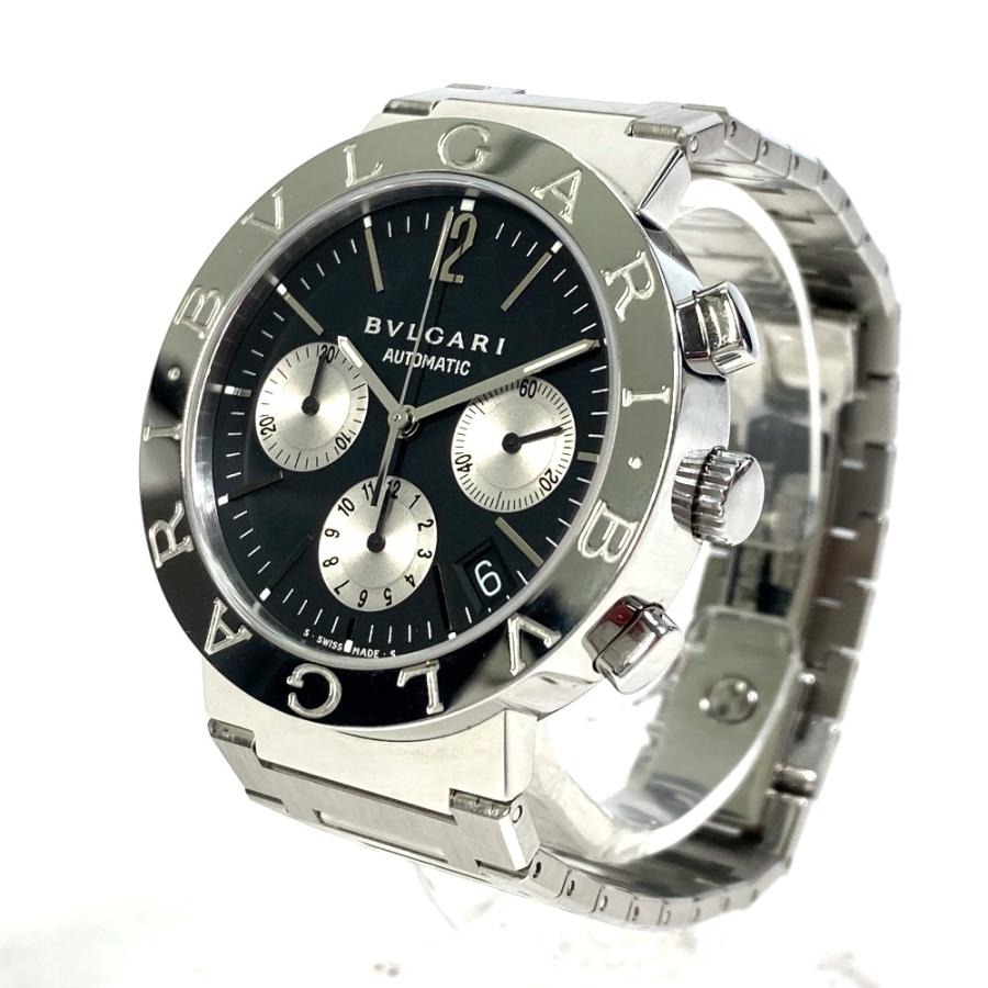 BVLGARI ブルガリ BB38SSCH ブルガリブルガリ クロノグラフ 自動巻き デイト 腕時計 SS シルバー メンズ【中古】 : o-230328-5 : リファレンス コレクション ...