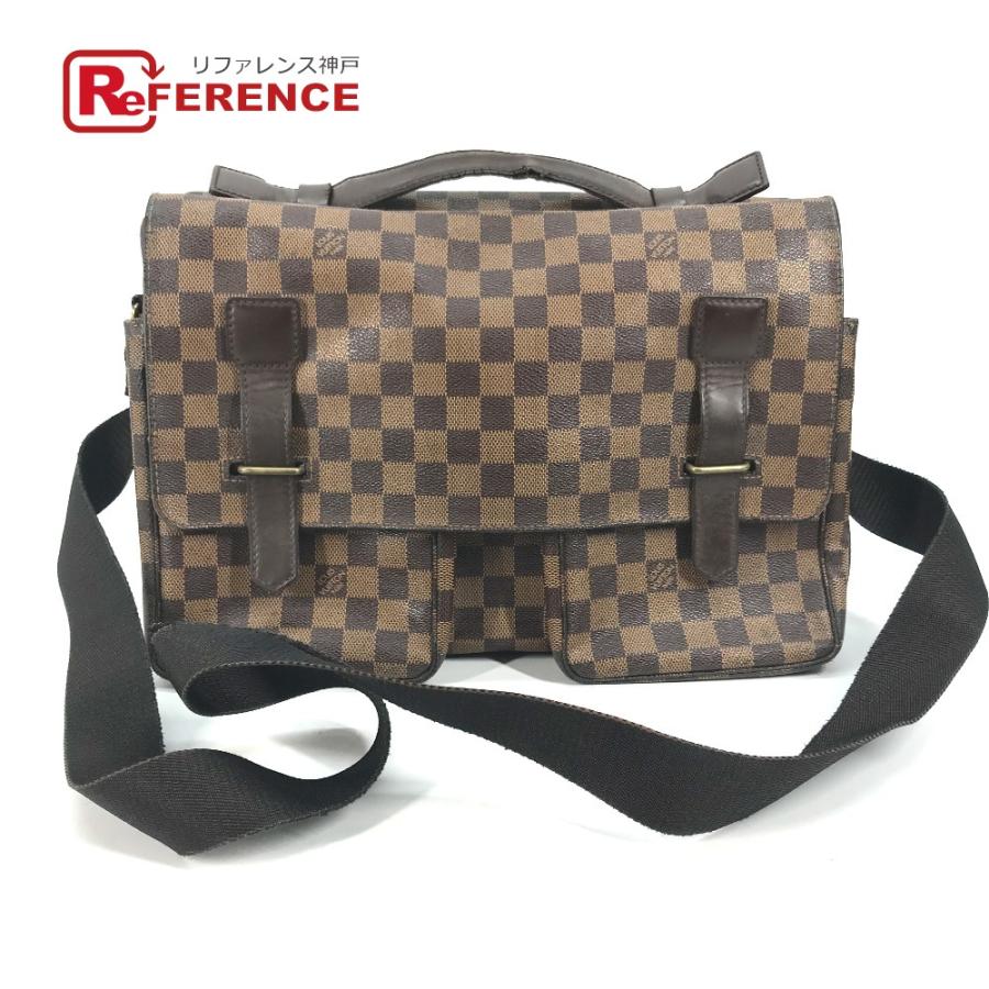 LOUIS VUITTON ルイヴィトン N42270 ブロードウェイ 斜め掛け メッセンジャーバッグ カバン ダミエ ショルダーバッグ エベヌ【中古】 : ot-240518-15 ...